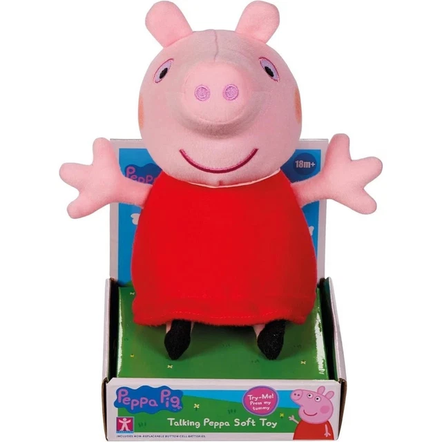 PEPPA PIG TALKING Soft Plush Toy £14.99 - PicClick UK