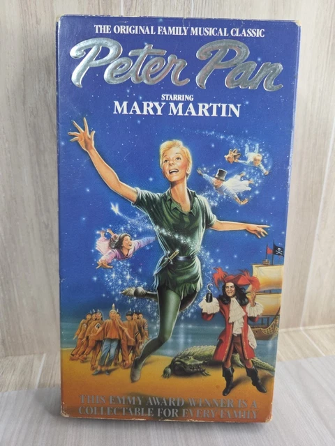 PETER PAN (VHS) Original with Mary Martin classic Walt Disney movie £6. ...