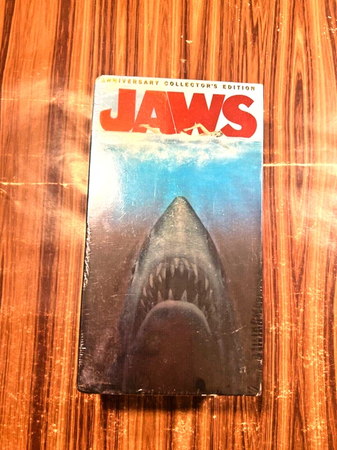 JAWS VHS ANNIVERSARY Collectors Edition Double Tape 1975 Horror Movie Sealed £15.04 - PicClick UK