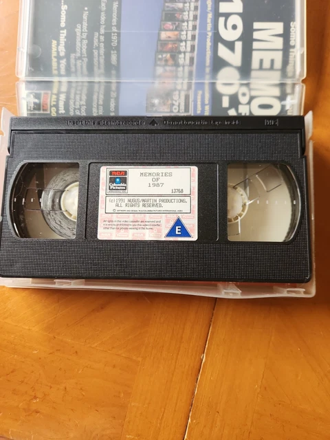 MEMORIES OF 1987 Narrated By Sir Robert Powell VHS Cassette Tape £1.59 ...