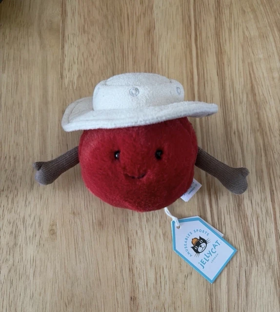 JELLYCAT AMUSEABLE CRICKET Ball with Tags Soft Toy Plush Rare Retired £ ...