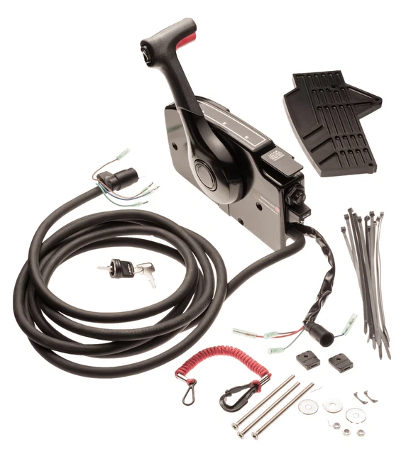 MERCURY OUTBOARD SIDE Mount Remote Control Box Power Trim Tilt 8 Pin ...