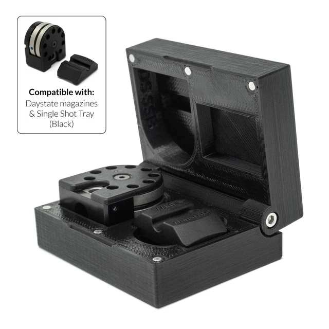 DAYSTATE & SINGLE Shot Tray (Black) Slim Magazine Case Magnet Box Air ...