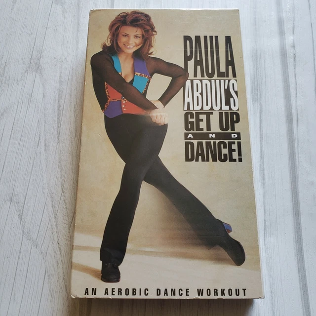 1995 PAULA ABDUL'S Get Up And Dance VHS Aerobic Exercise Workout Video ...