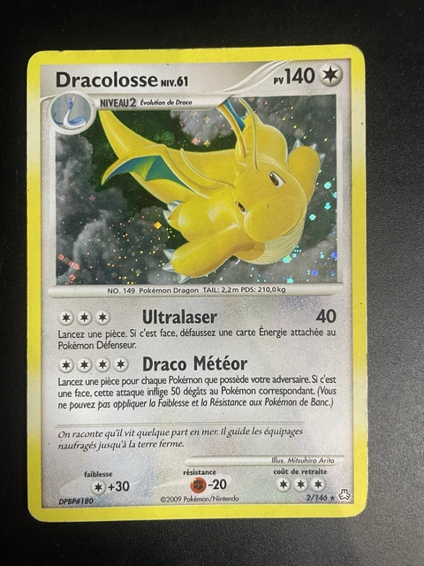 CARTE POKÉMON DRACOLOSSE Holo 2/146 Éveils Des Légendes Bloc Diamant Et ...