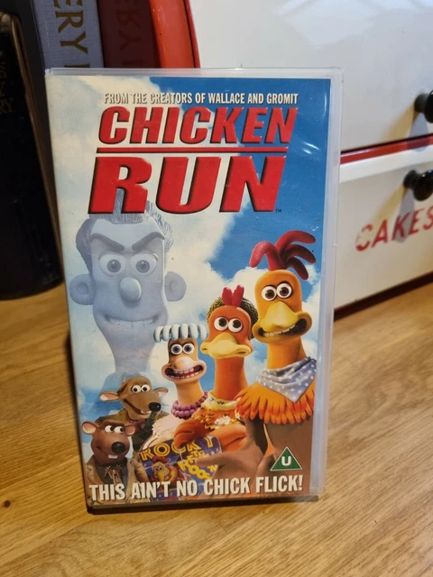 CHICKEN RUN VHS Video tape Retro children's film aardman Wallace ...