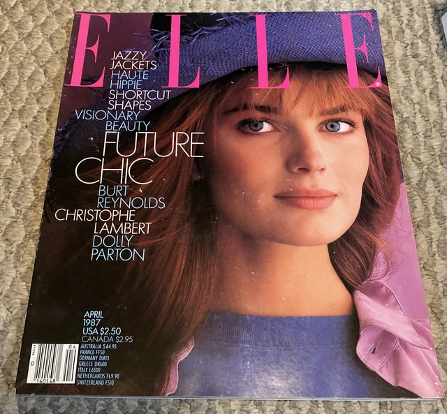 1987 APRIL ELLE Magazine - Couverture Paulina Porizkova EUR 49,87 ...