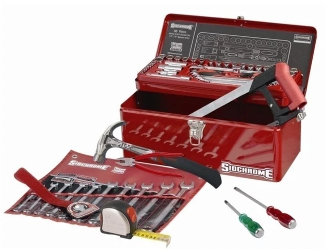 SIDCHROME 66PCS TOOL Box Screwdrivers Pliers Spanners+Socket set AF/Metric POST! $299.99 ...