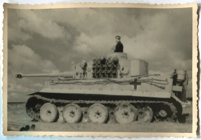 GERMAN WWII ARCHIVE Photo: Wehrmacht Panzer Vi Tiger Heavy Tank On A ...