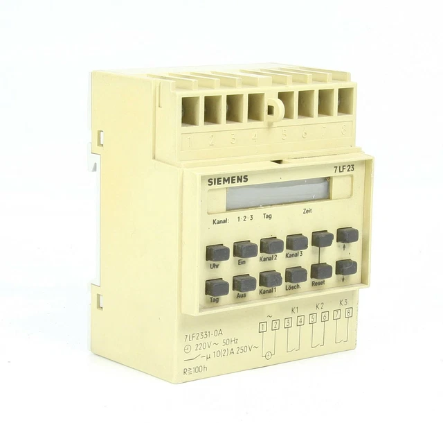 SIEMENS DIGITAL PROGRAMMABLE Timer Switch 7LF2331-0A EUR 34,63 ...
