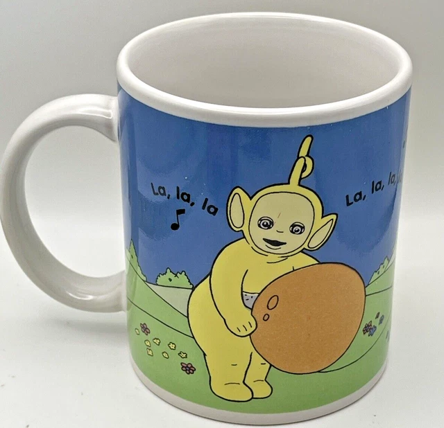 VINTAGE 1996 TELETUBBIES Laa-Laa Mug Yellow BBC Ragdoll Productions £8. ...