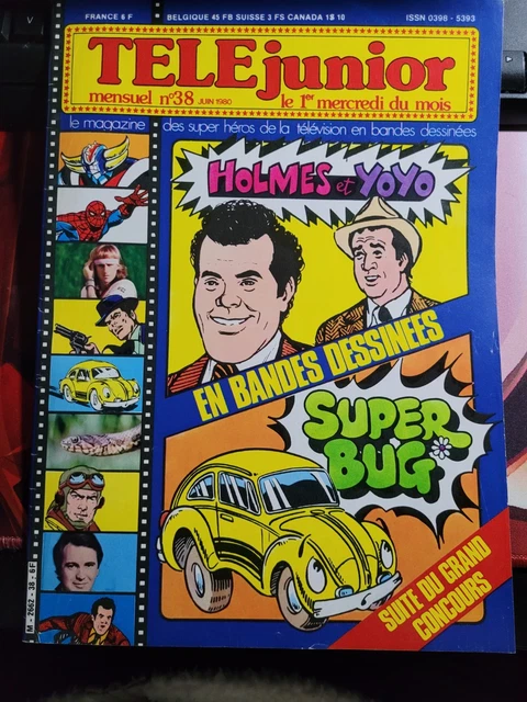 MAGAZINE MENSUEL TELE junior n°38 1980 Holmes et Yoyo BD EUR 15,00 ...