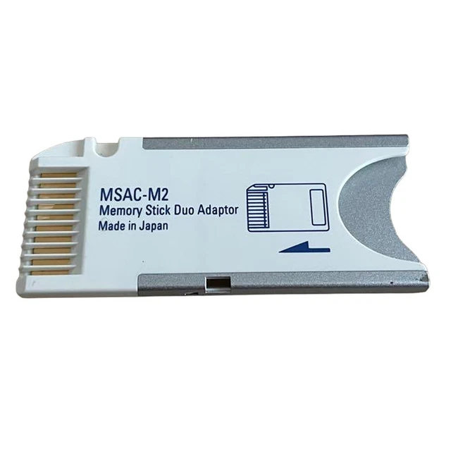 SONY MEMORY STICK Duo Adapter MSAC-M2 MS PRO Duo Standard Size ...