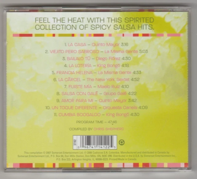 SALSA PARTY MIX CD 2007 Latin $10.85 - PicClick CA