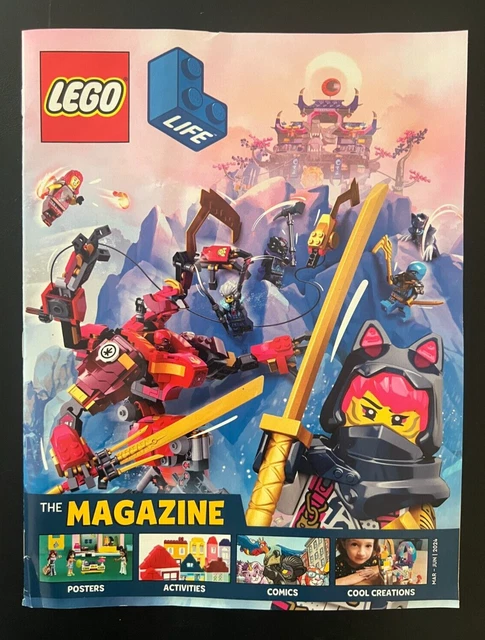 LEGO LIFE MAGAZINE March June 2024 Ninjago Insert Poster £4.66 ...