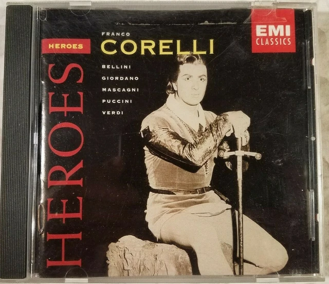 HEROES - FRANCO Correlli Sings Bellini, Giordano, Mascagni, Puccini ...