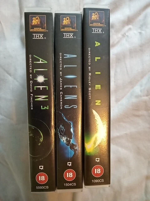 ALIEN, ALIENS, ALIEN 3 VHS Set Sigourney Weaver £12.00 - PicClick UK