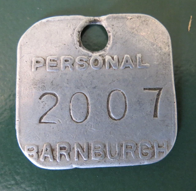 BARNBURGH COLLIERY PIT Check - marked PERSONAL BARNBURGH 2007 £4.00 ...