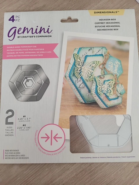 GEMINI - CRAFTERS Companion Double-Sided Papercraft Die Dimensionals ...