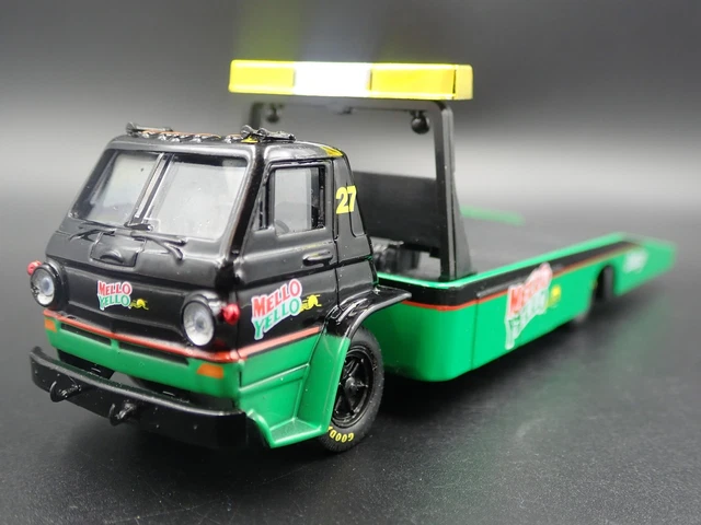 1969 DODGE L600 Coe Camion à Plateau Rampe Camion Mello Jaune 1:64 ...