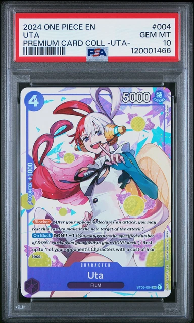 2024 ONE PIECE Premium Card Collection -Uta- #004 Uta Psa 10 $38.85 ...