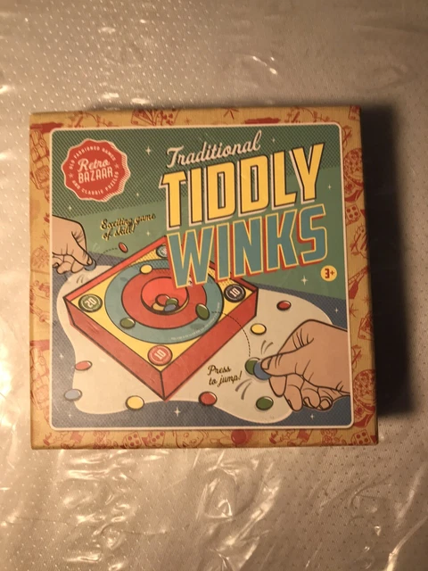 RETRO GAMES TRADITIONAL Tiddly Winks Old Fashioned Games Tiddly Winks £ ...