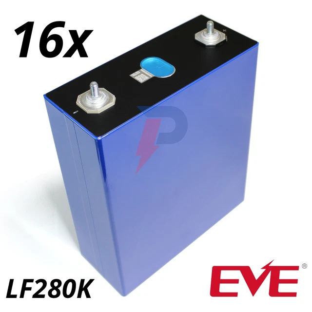 16X EVE V3 LF280K LiFePO4 3.2V 280Ah(~310Ah) 8000Zyk Zelle Lithium-Eisenphosphat EUR 899,00 ...