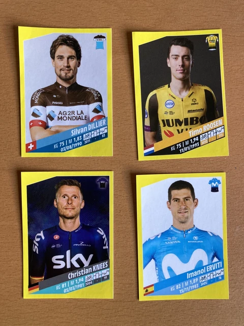 TOUR DE FRANCE 2019 Panini Sticker Job Lot 4 Stickers EUR 1,19 ...