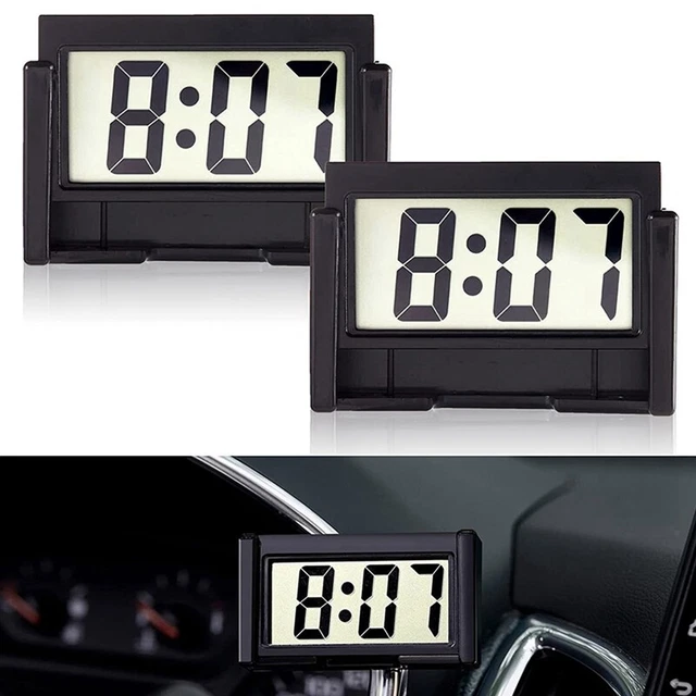 OROLOGIO DA CRUSCOTTO per Auto Digitale Piccolo con Display LCD Grande ...