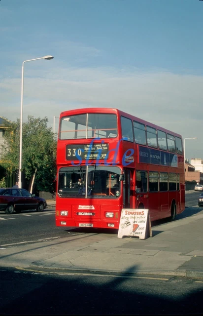 STAGECOACH EAST LONDON Transport Scania Bus J828Hmc 1998 Original Slide ...