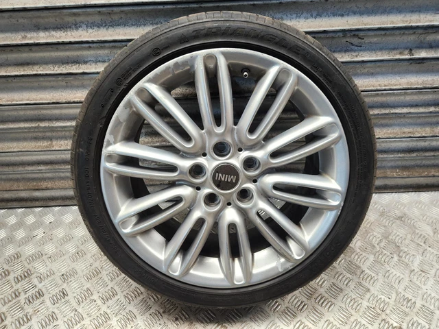 MINI COOPER ALLOY Wheel 17 Inch & Tyre 205/45/R17 Damaged Tyre F56 F55 ...