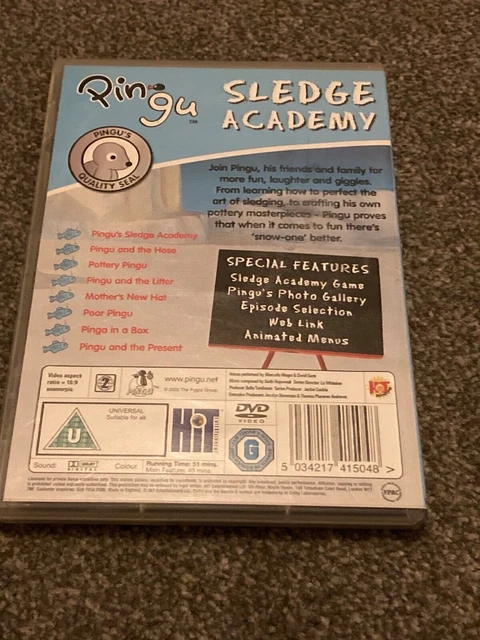 PINGU - PINGU'S Sledge Academy (DVD, 2005) £3.00 - PicClick UK