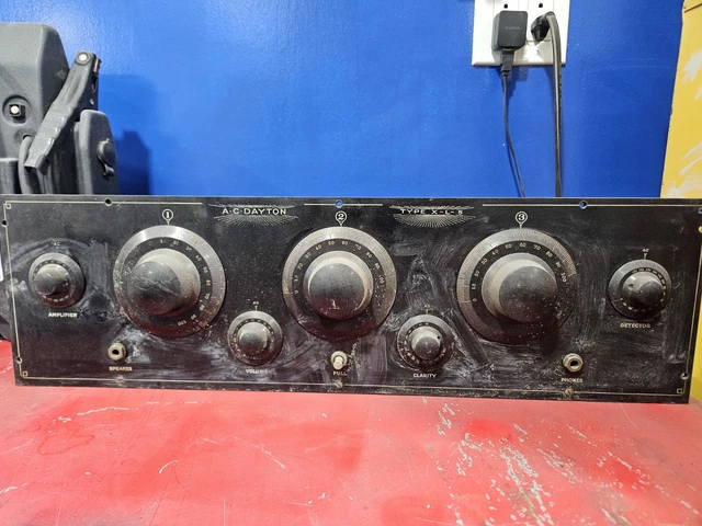 VINTAGE 1925: AC Dayton XL-5 Balanced Radiocast Receiver Console ...