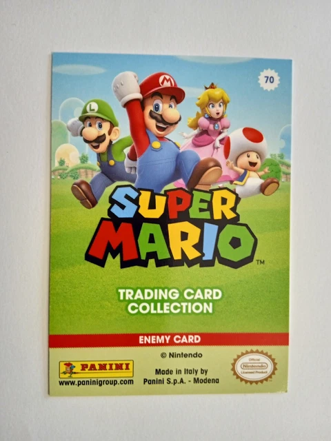 SUPER MARIO TRADING CARD COLLECTION PANINI 2022 LAKITU n 70 NEW EUR 1 ...