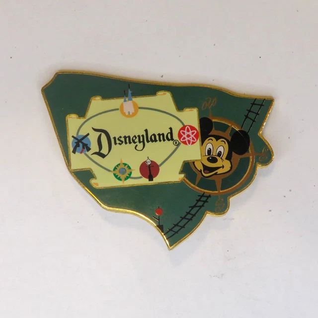 DISNEY CAST Member Park Atlas Pin Set Disneyland Logo Pin £42.48 ...
