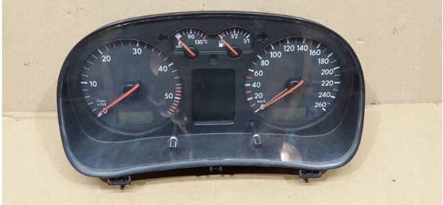 VW GOLF 4 Bora Instrument Cluster Speedo Speedo Speedo Tacho Mfa Fis ...