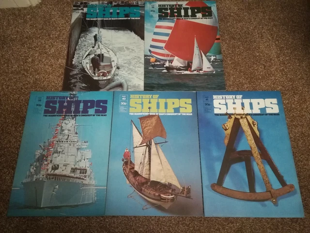 HISTORY OF SHIPS Magazines. Parts 37-38-39-40-41 Vintage - excellent ...