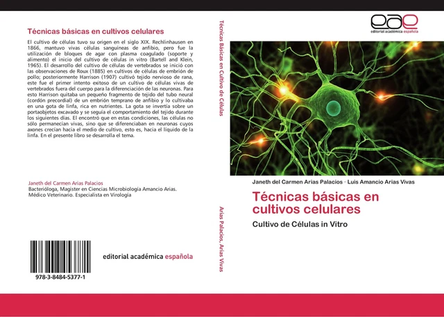 TÉCNICAS BÁSICAS EN cultivos celulares Janeth Del Carmen Arias Palacios ...