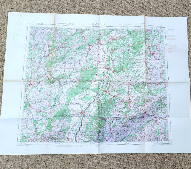 ORIGINAL WW2 1944 Germany, France Wwii British Army Military Raf Flight ...