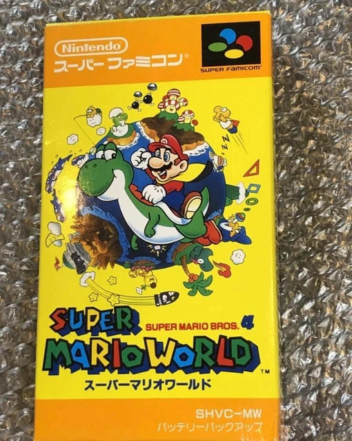 NINTENDO SUPER MARIO World Super Famicom. Very rare! Brand new ...