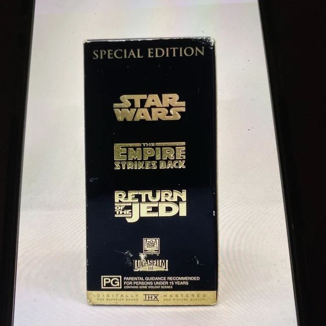 VHS STAR WARS Trilogy 1997 SPECIAL EDITION, Box Set 20th Century Fox ...