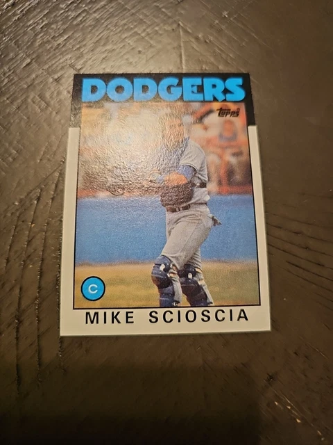 1986 TOPPS - #468 Mike Scioscia Los Angeles Dodgers Catcher EUR 1,54 ...