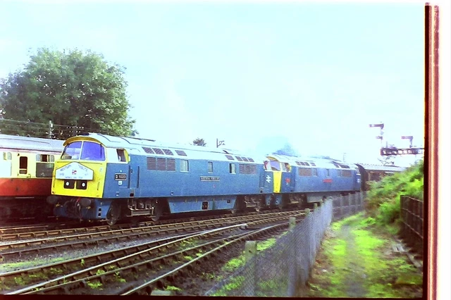 35MM RAILWAY COLOUR Negative Western Diesels D1023 and D1013 at Bridgnorth £1.95 - PicClick UK