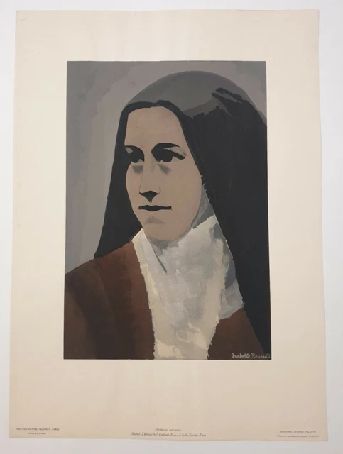 SAINTE THÉRÈSE DE l'enfant Jesus et de la sainte Face Isabelle Rouault ...
