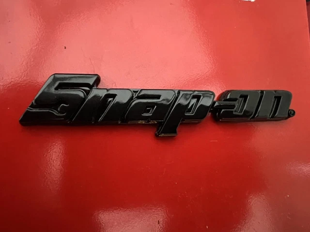 SNAP-ON TOOLS 3D Toolbox Roll Cab Badge Logo Emblem Sticker New Style ...
