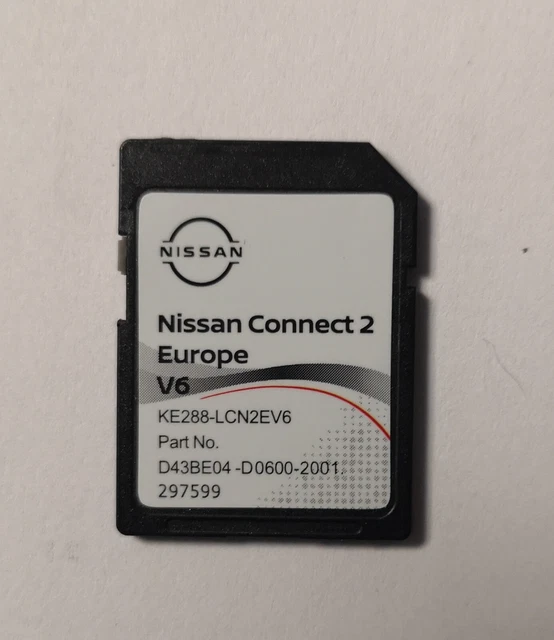 NISSAN CONNECT 2 V6 satnav map navigation update sd card Note,Juke,Leaf ...