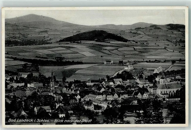 39347095 - BAD Landeck Blick nach der Stadt Kirche Bad Landeck / Ladek ...