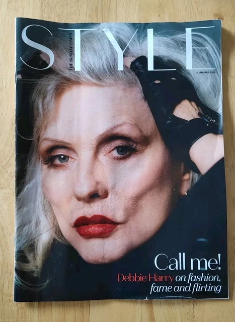 SUNDAY TIMES STYLE Magazine 5 January 2025, Debbie Harry Blondie ...