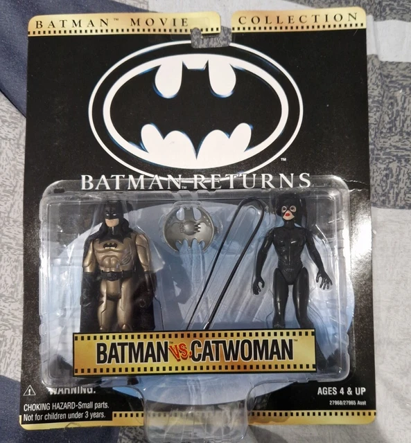 BATMAN RETURNS MOVIE Collection Batman + Catwoman Action Figures Kenner DC... £50.00 - PicClick UK