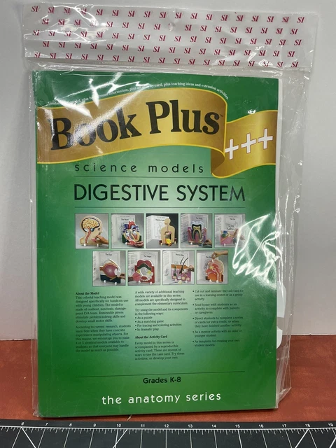 BOOK PLUS SCIENCE Models Anatomy Series Digestive System SEALED £6.43 ...
